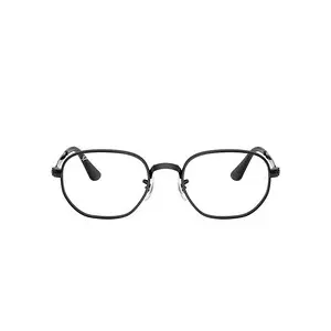 Ray-ban Hexagonal Max Optics Eyeglasses Frame Transparent Lenses Polarized - Black