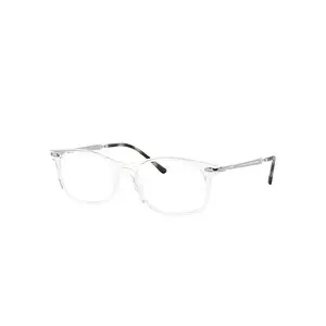 Ray-ban Ray-ban Rb7274 Optics Eyeglasses Frame Transparent Lenses Polarized 52-18 Silver