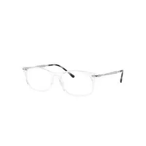 Ray-ban Rb7274 Optics Eyeglasses Frame Transparent Lenses Polarized - Silver