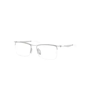 Ray-ban Rb7554 Optics Eyeglasses Frame Transparent Lenses Polarized - Silver
