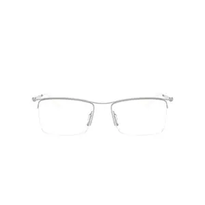 Ray-ban Rb7554 Optics Eyeglasses Frame Transparent Lenses Polarized - Silver