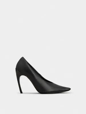 ROGER VIVIER Choc Pumps In Leather - Black
