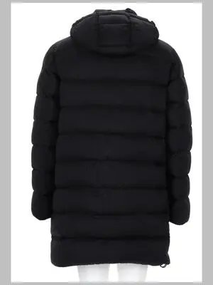 Herno Cappotto Imbottito Con Cappuccio - Black