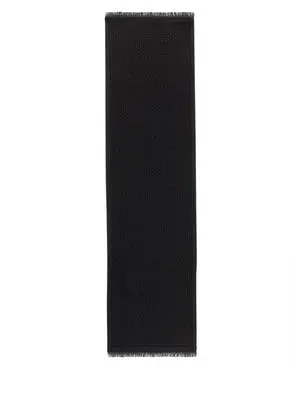 FERRAGAMO Sciarpa Gancini - Black