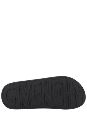 Givenchy Sandalo Slide Label - Black