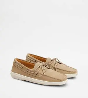 TOD'S Boat Shoes In Suede