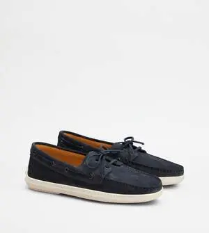 TOD'S Boat Shoes In Suede