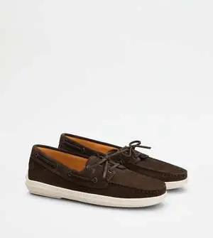 TOD'S Boat Shoes In Suede