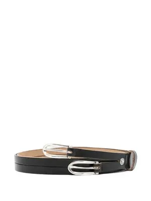 Our Legacy Belt Twin Tongue "a2258tbc - Black