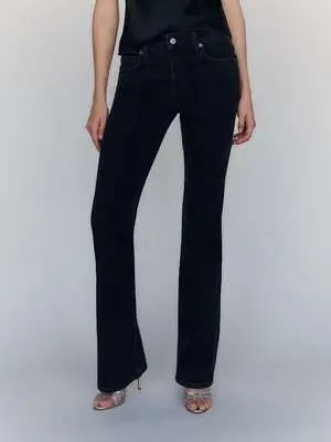 REFORMATION Noah Super Stretch Low Rise Bootcut Jeans Denim