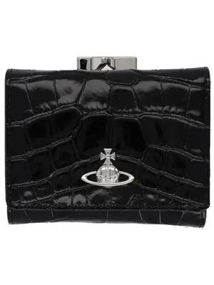 VIVIENNE WESTWOOD Portafoglio Small Frame - Black