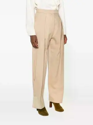 Sportmax Pleated Wide-leg Tailored Trousers
