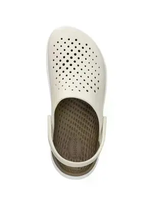 CROCS Literide Perforated Mules - White