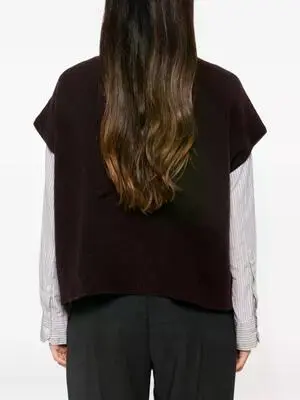 NICHOLSON & NICHOLSON Puff Ribbed-knit Roll-neck Sweater