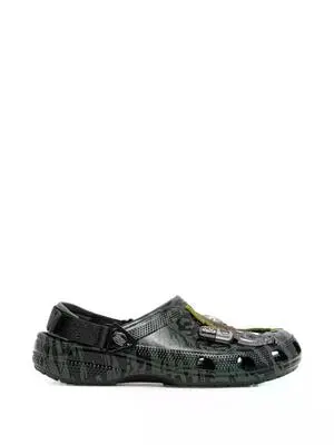 CROCS X Aries Arise Classic Camo-print Jibbitz™-embellished Mules - Black