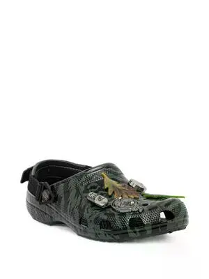 CROCS X Aries Arise Classic Camo-print Jibbitz™-embellished Mules