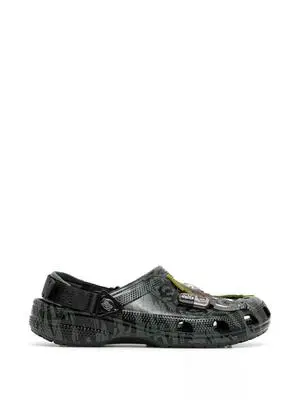 CROCS X Aries Arise Classic Camo-print Jibbitz™-embellished Mules - Black