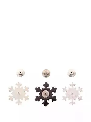 LOUIS VUITTON 2010s Etoile De Neige Pin Brooch - Black