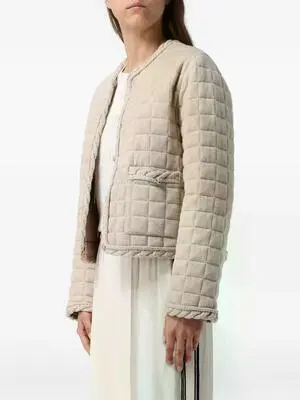 Fabiana Filippi Quilted Braided-trim Jacket