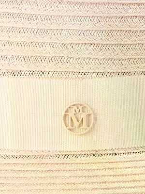 MAISON MICHEL Blanche Wide-brim Hat - Neutrals