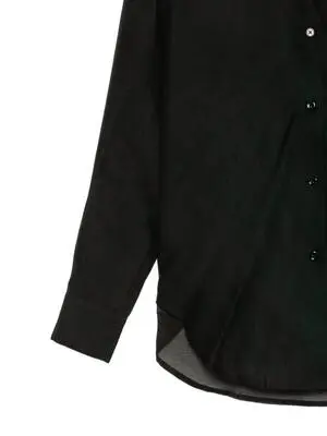 Cynthia Rowley Salina Sheer Shirt - Black