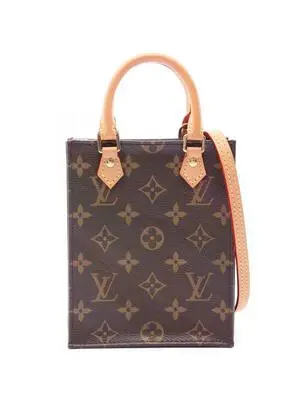 LOUIS VUITTON 2020 Monogram Petite Sac Plat Tote Bag