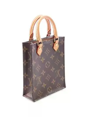 LOUIS VUITTON 2020 Monogram Petite Sac Plat Tote Bag
