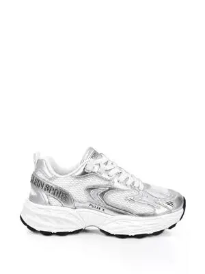 PLEIN SPORT Runner Pulse X Metallic Sneakers - Silver