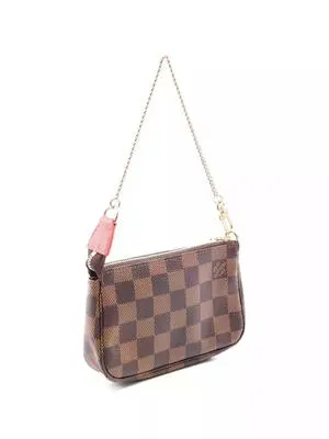LOUIS VUITTON 2015 Mini Damier Ebene Illustre Shoulder Bag
