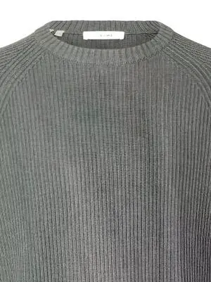 SELECTED Ribbed-knit Raglan-sleeve Sweater