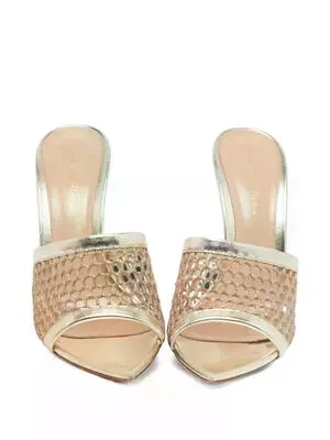 GIANVITO ROSSI Alisia Mesh-panel Heeled Sandals
