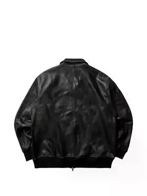 Y3 Zip-up Leather Jacket