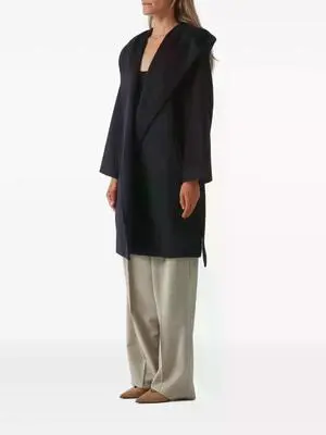 Max Mara Hooded Belted Coat