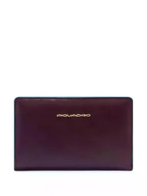 PIQUADRO Bifold Leather Wallet - Purple