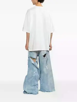Mihara Yasuhiro Graphic-print Distressed T-shirt
