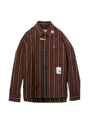 Mihara Yasuhiro Plaid-check Shirt - Brown