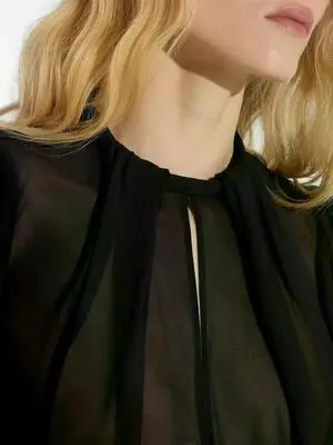 Elisabetta Franchi Blouse In Georgette Fabric
