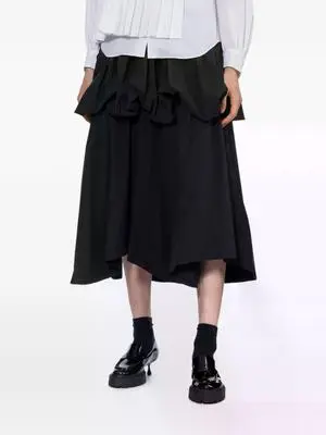 Noir Kei Ninomiya Gathered Midi Skirt