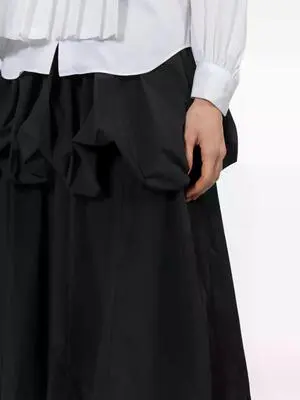 Noir Kei Ninomiya Gathered Midi Skirt