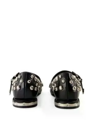 Toga Stud-embellished Ballet Flats