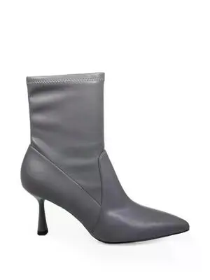 SERGIO LEVANTESI Janet Pointed-toe Ankle Boots - Grey