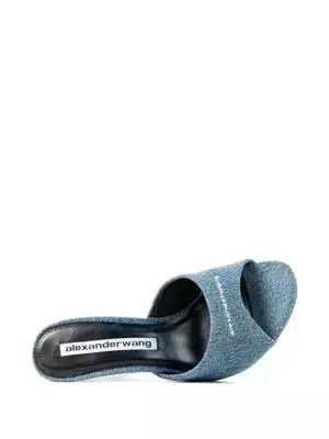 Alexander Wang Cher Denim Mules