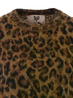 ANIYE BY Felly Leopard-print Distressed Sweater