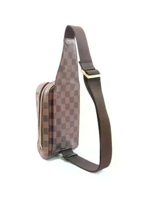 LOUIS VUITTON 2004 Geronimos Damier Ebene Cross Body Bag