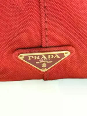 Prada 2000s Canapa Logo-print Tote Bag