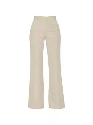 Stella McCartney Pressed-crease Flared Trousers