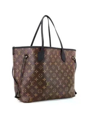 LOUIS VUITTON Neverfull Inside Out Monogram Canvas And Leather Mm Tote Bag - Black