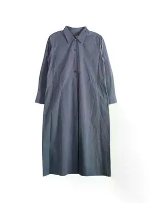 MARGARET HOWELL Long-sleeve Midi Shirt Dress - Blue