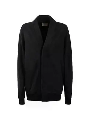 MORDECAI Stripe-detail Shawl-collar Cardigan