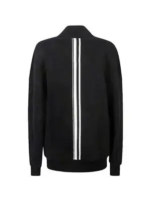 MORDECAI Stripe-detail Shawl-collar Cardigan